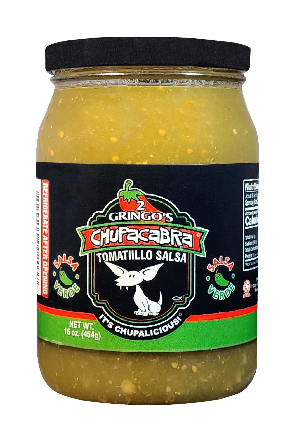 2 GRINGOS CHUPACABRA® TOMATILLO SALSA